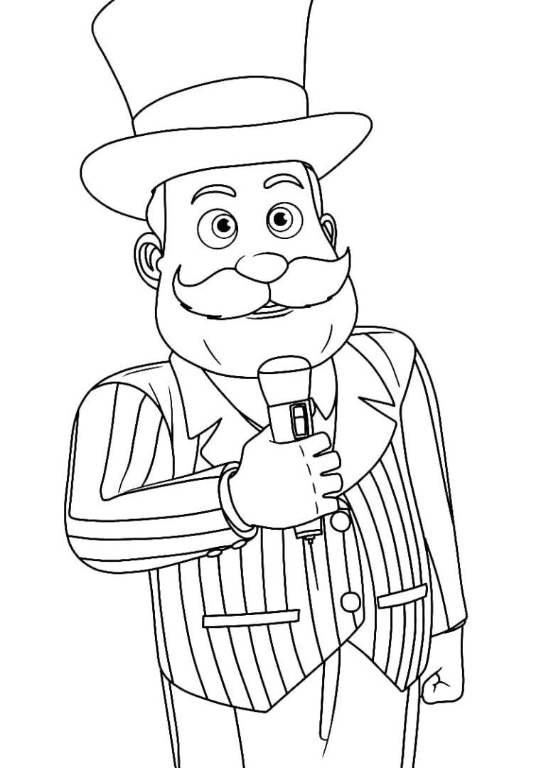 Desenhos de Mayor Humdinger (Patrulha Canina) para Colorir